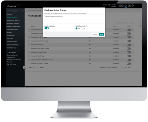 Get notified! Stay on top of important milestones with email notifications