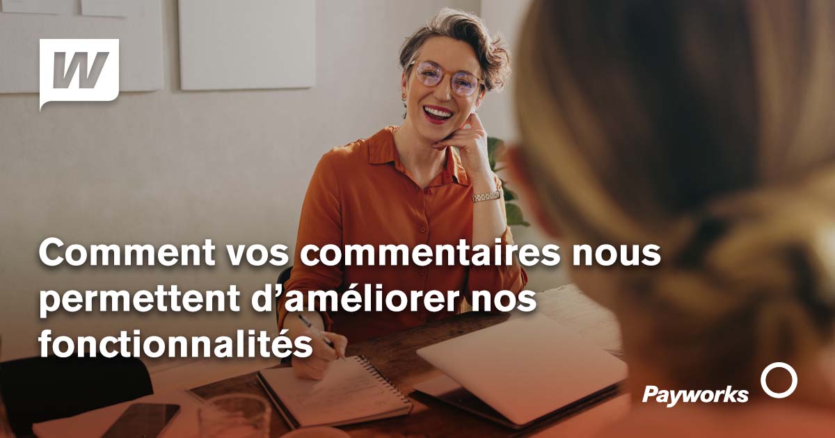 Comment vos commentaires nous permettent-ils d’améliorer nos ...