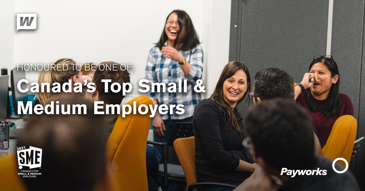 In inspiring company among Canada’s Top 100 Small & Medium Employers