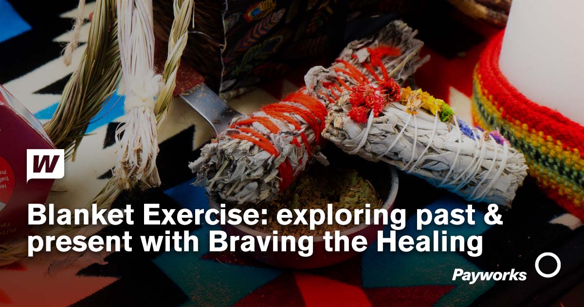 “Tears are medicine” – our Blanket Exercise with Braving the Healing