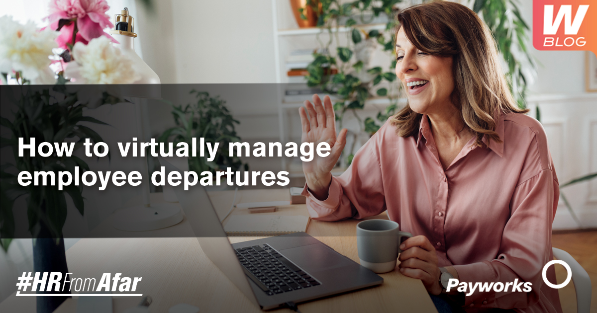 Optimizing the employee departure process in a remote environment