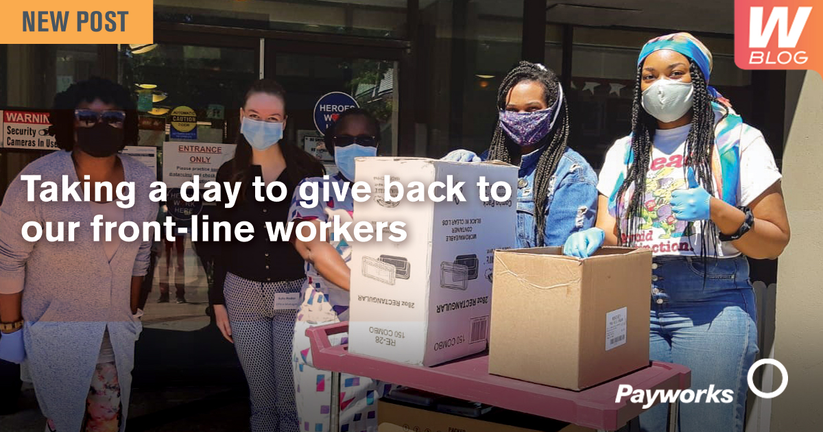 Taking a day to give back to our front-line workers