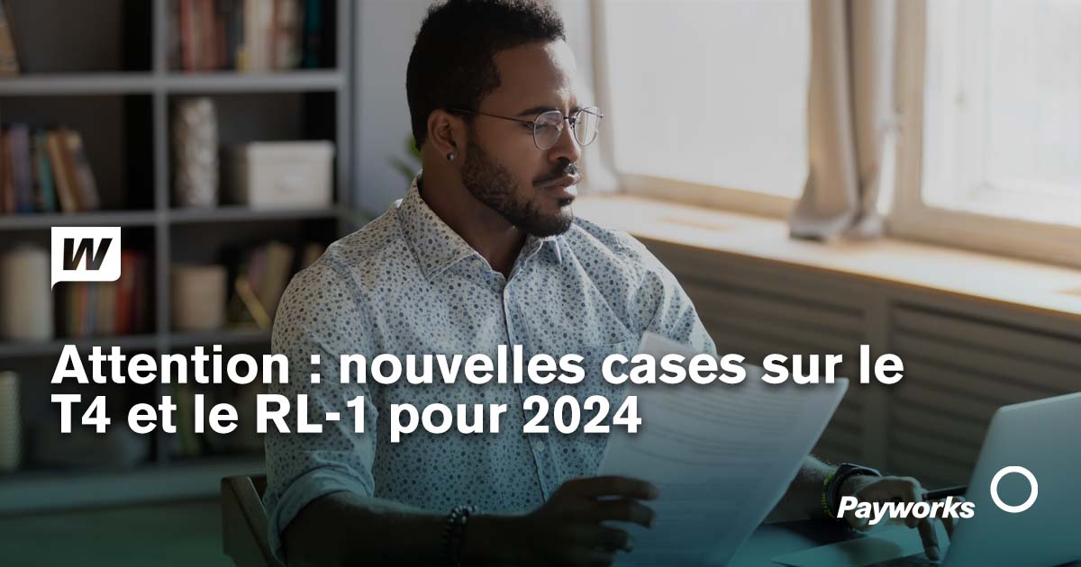 Attention : nouvelles cases sur le T4 et le RL-1 pour 2024