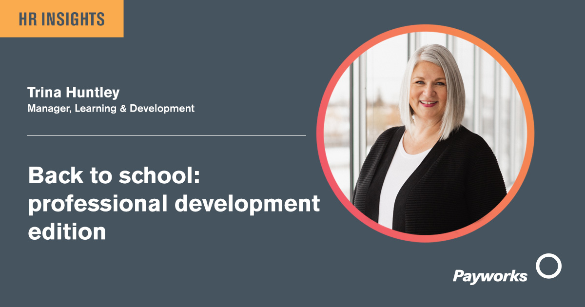 Back to school: professional development edition